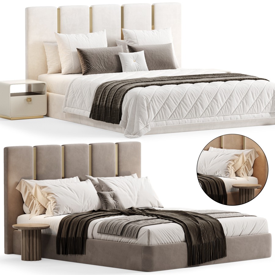 Club Bed By Rugiano 3D Model for Corona | CGMood