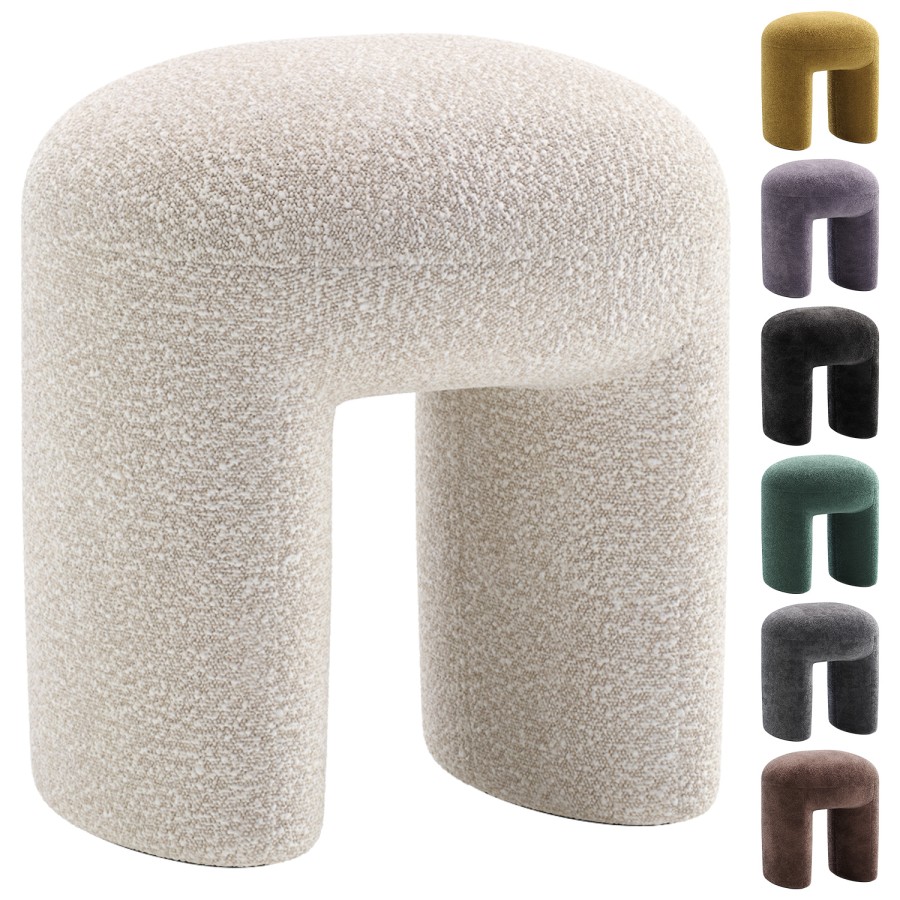 Pouf Shaggy - 3D Model for Corona