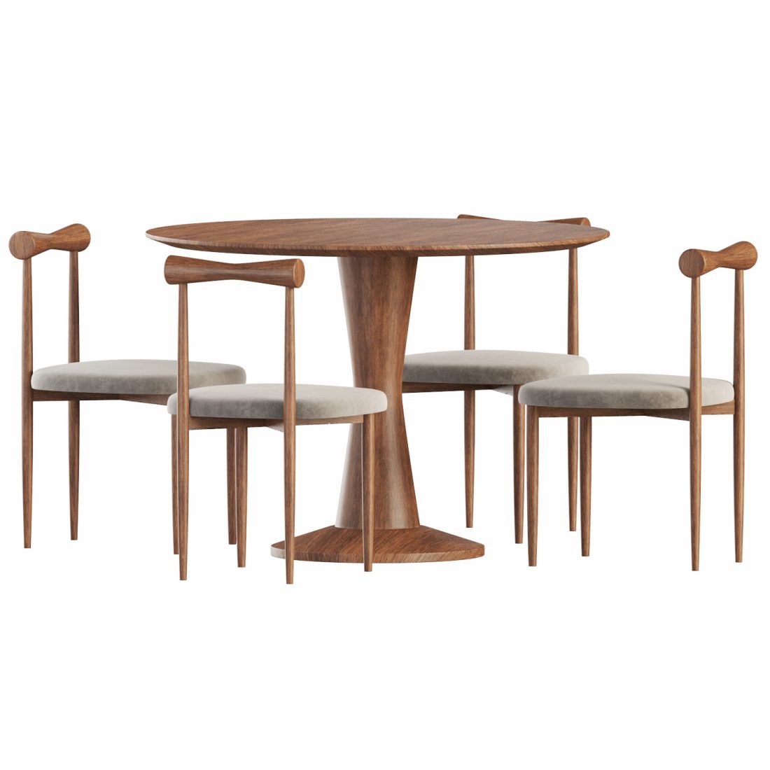 Dining Set By Inside Weather 3D Model for Corona | CGMood