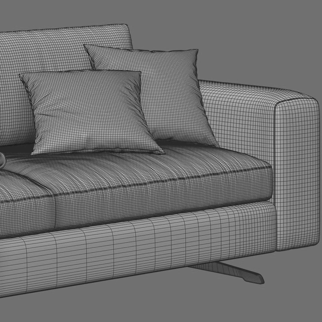 Arflex Lee System Chaise Longue - 3D Model for VRay