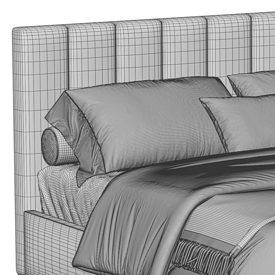 Rh Vertical Bed 3D Model for VRay, Corona | CGMood