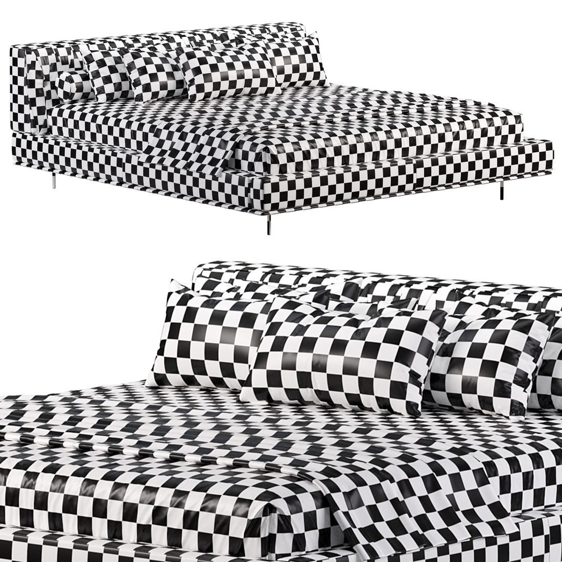 Mcqueen Night Bed By Gamma - 3D Model for Corona