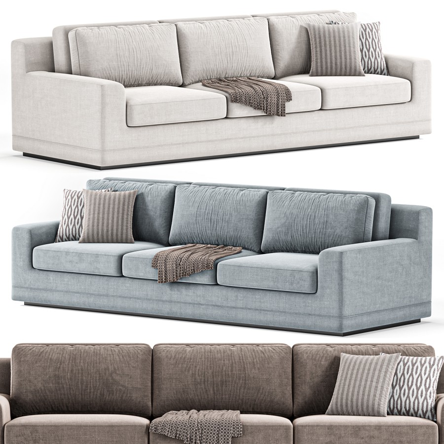 Rio Sofa - 3D Model for Corona
