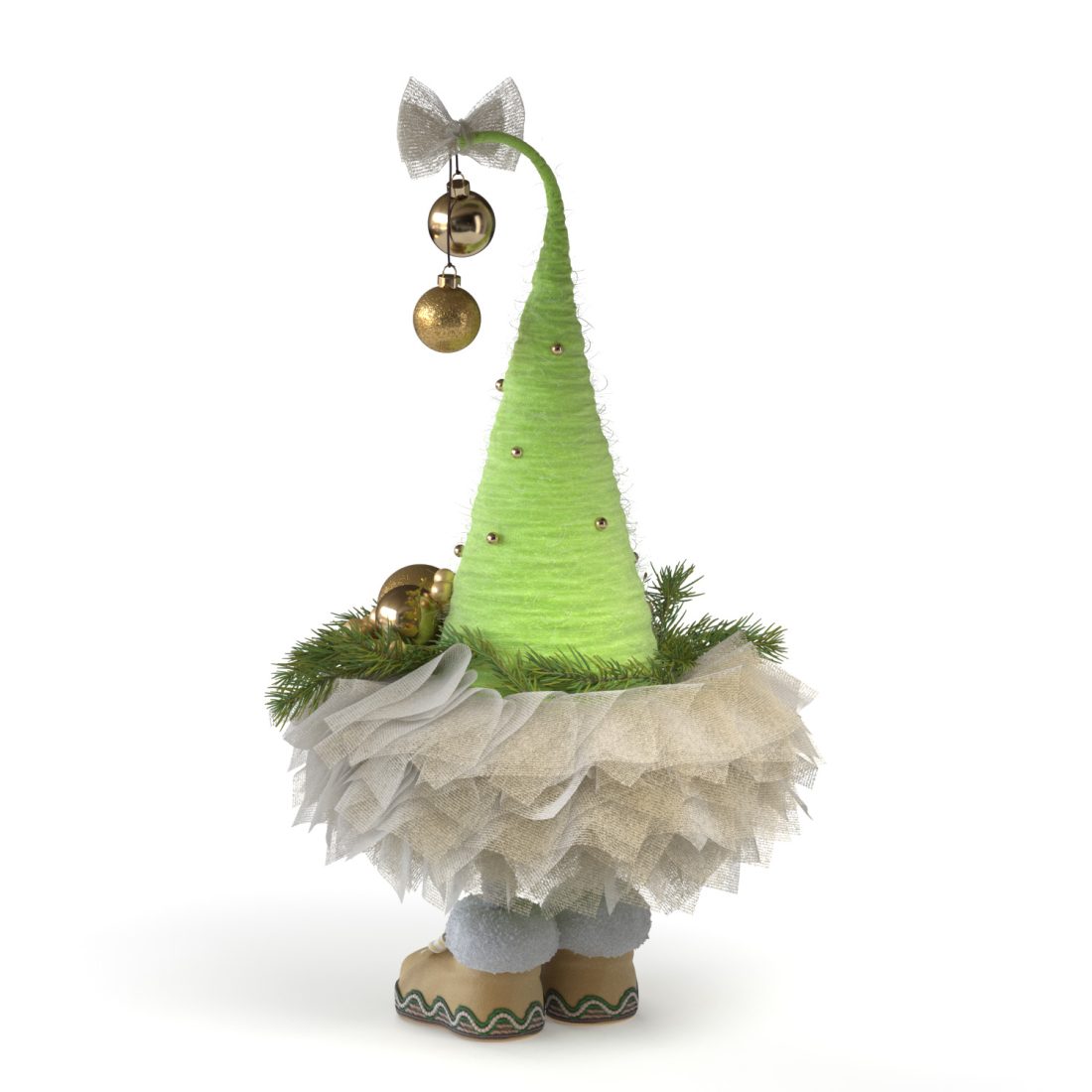 Christmas Tree On Legs 3D Model for Corona | CGMood