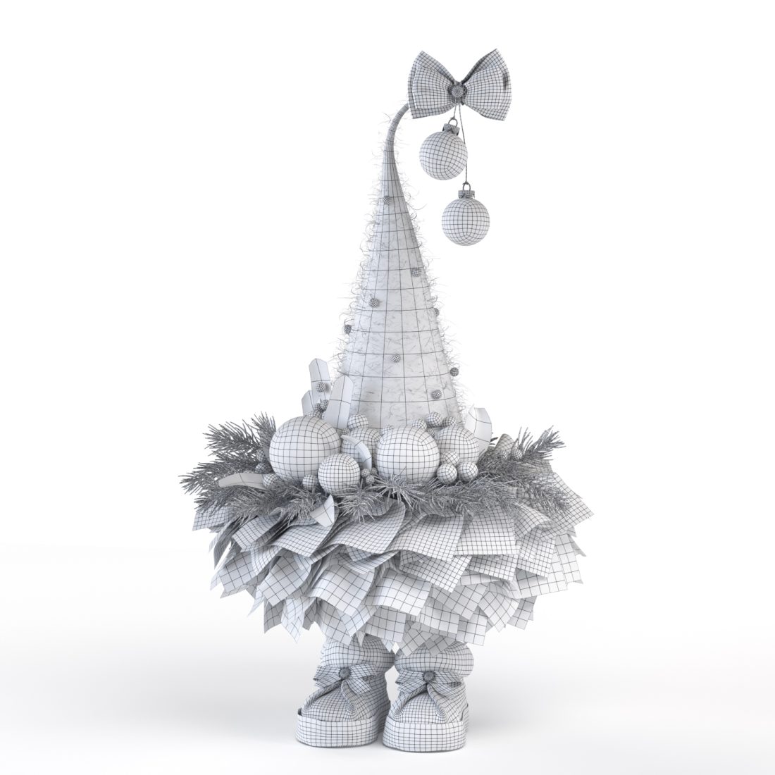Christmas Tree On Legs 3D Model for Corona | CGMood
