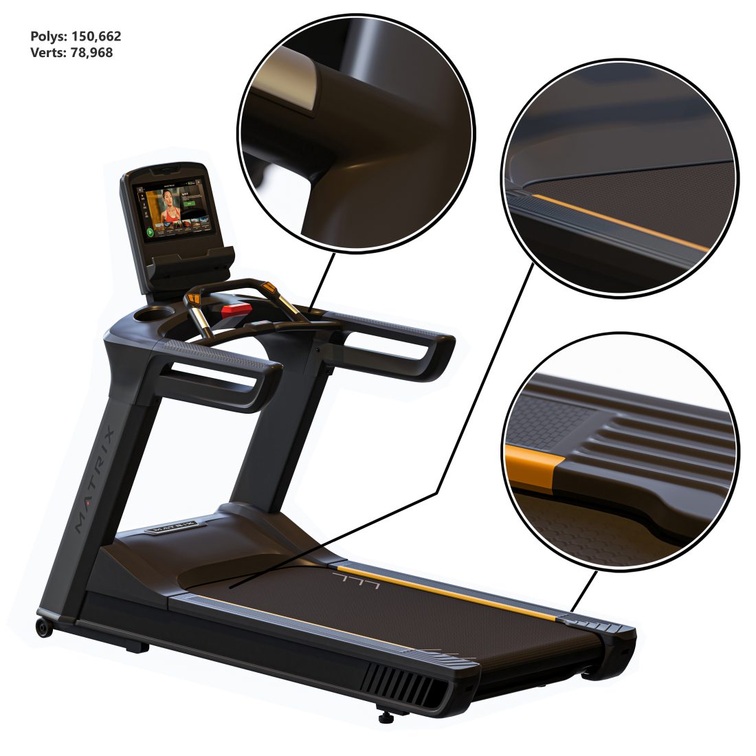 Matrix Fitness For Exercise Gym (part-1) 3D Model for VRay, Corona | CGMood