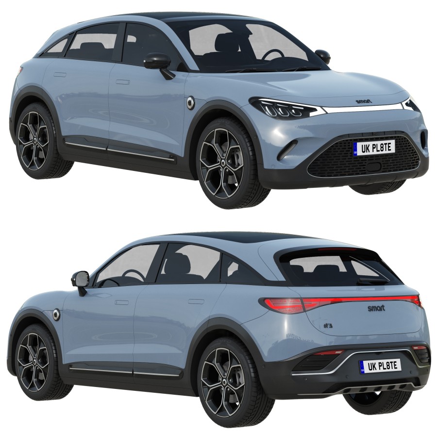Smart 3 3D Model for VRay | CGMood