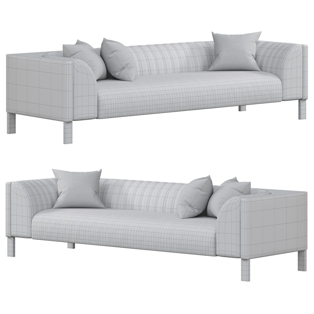 Capitol Sofa By Visionnaire - 3D Model for Corona