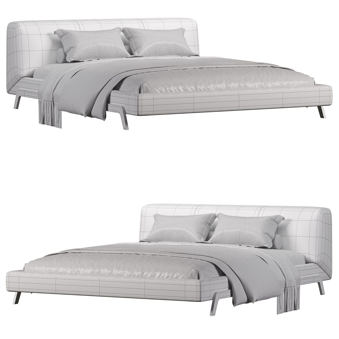 Eterna Bed By Blanche 3D Model for Corona | CGMood