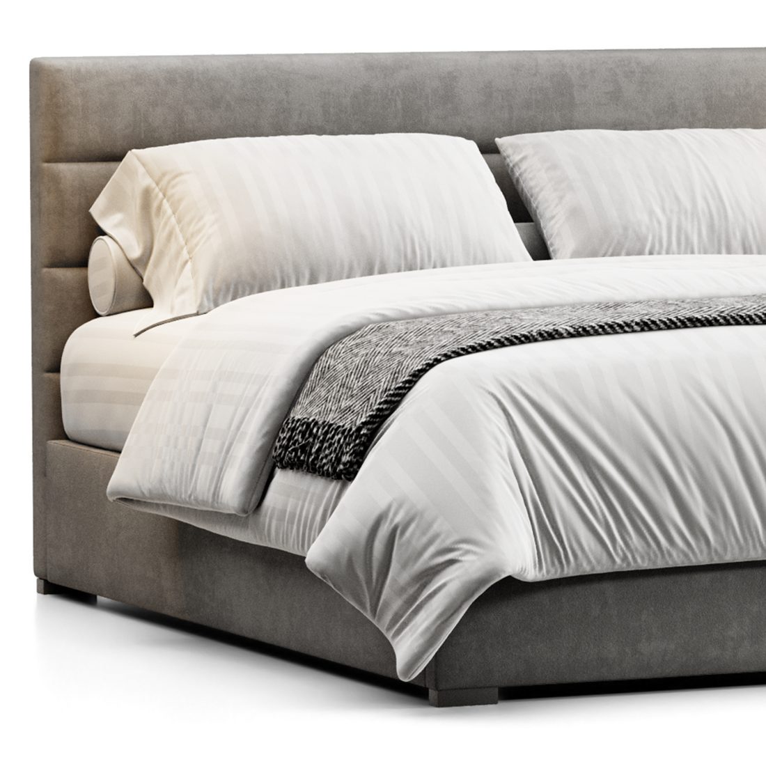 Rh Horizontal Bed - 3D Model for Corona