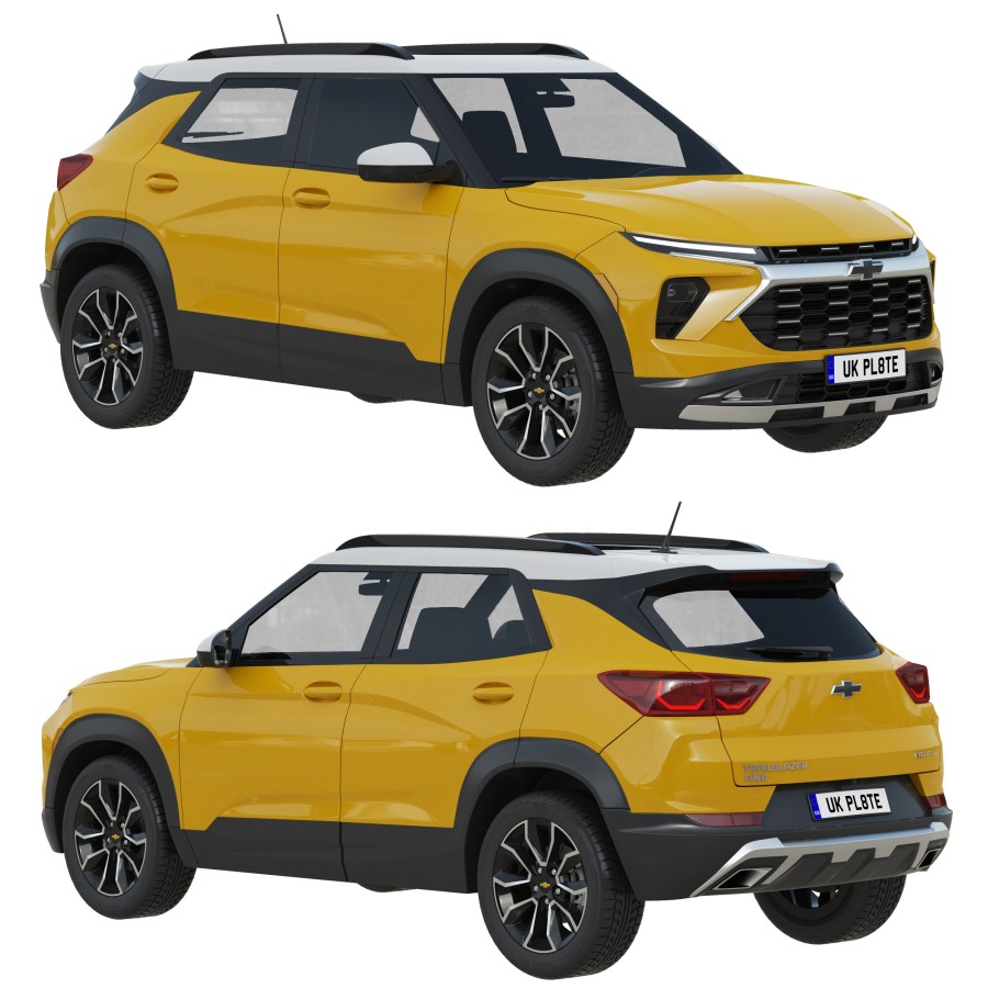 Chevrolet Trailblazer Activ 2024 3D Model for VRay | CGMood