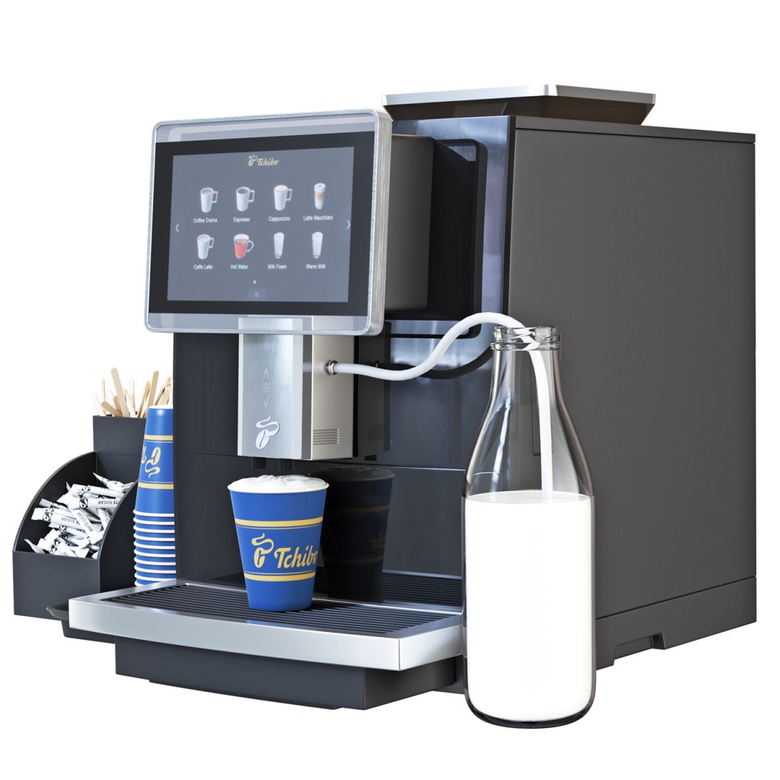 Tchibo Office Coffee Machine 3D Model for VRay, Corona | CGMood