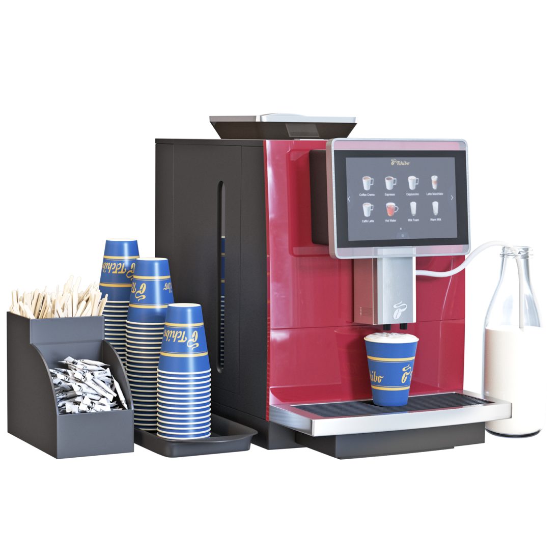 Tchibo Office Coffee Machine 3D Model for VRay, Corona | CGMood