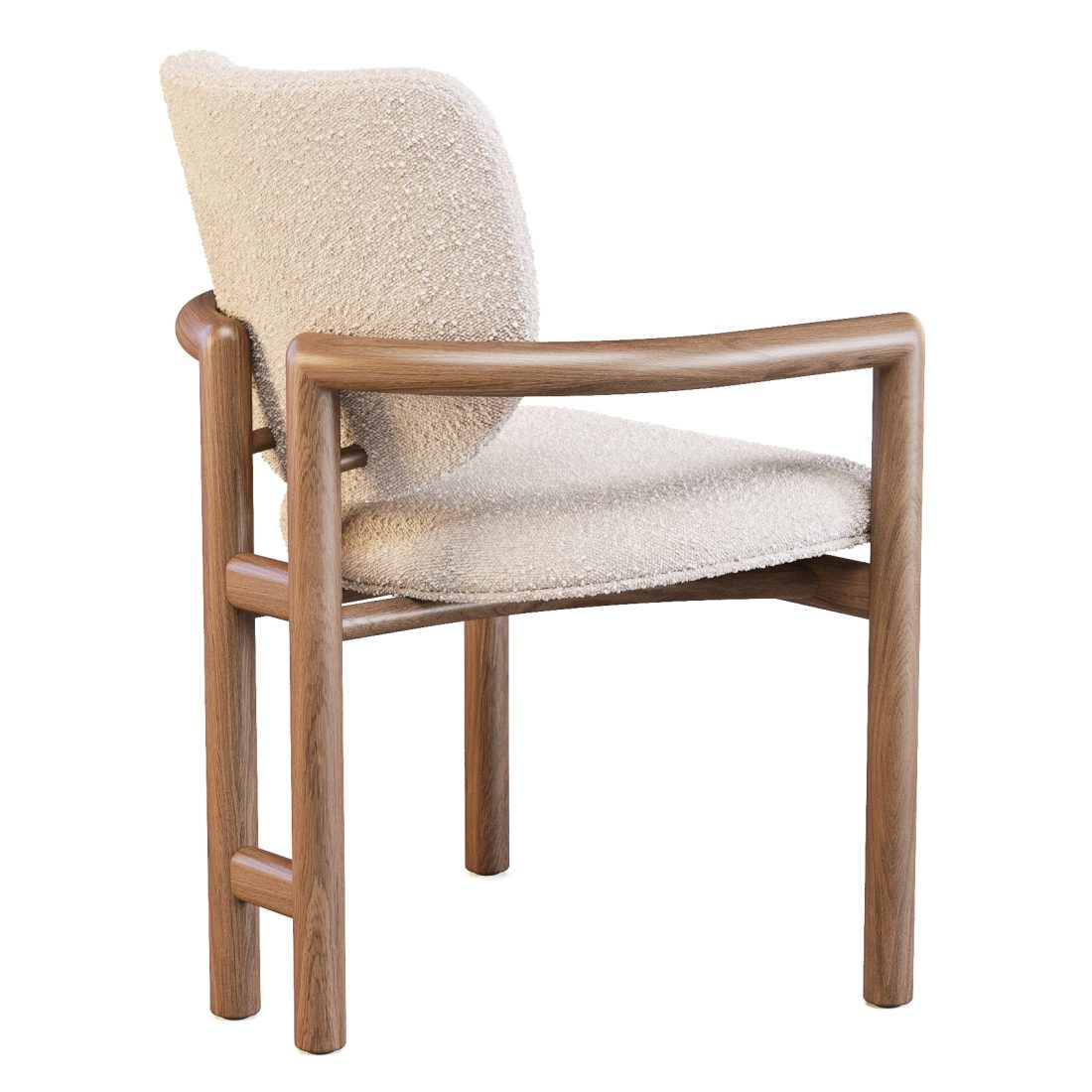 Four Hands: Madeira - Dining Chair - 3D Model for Corona