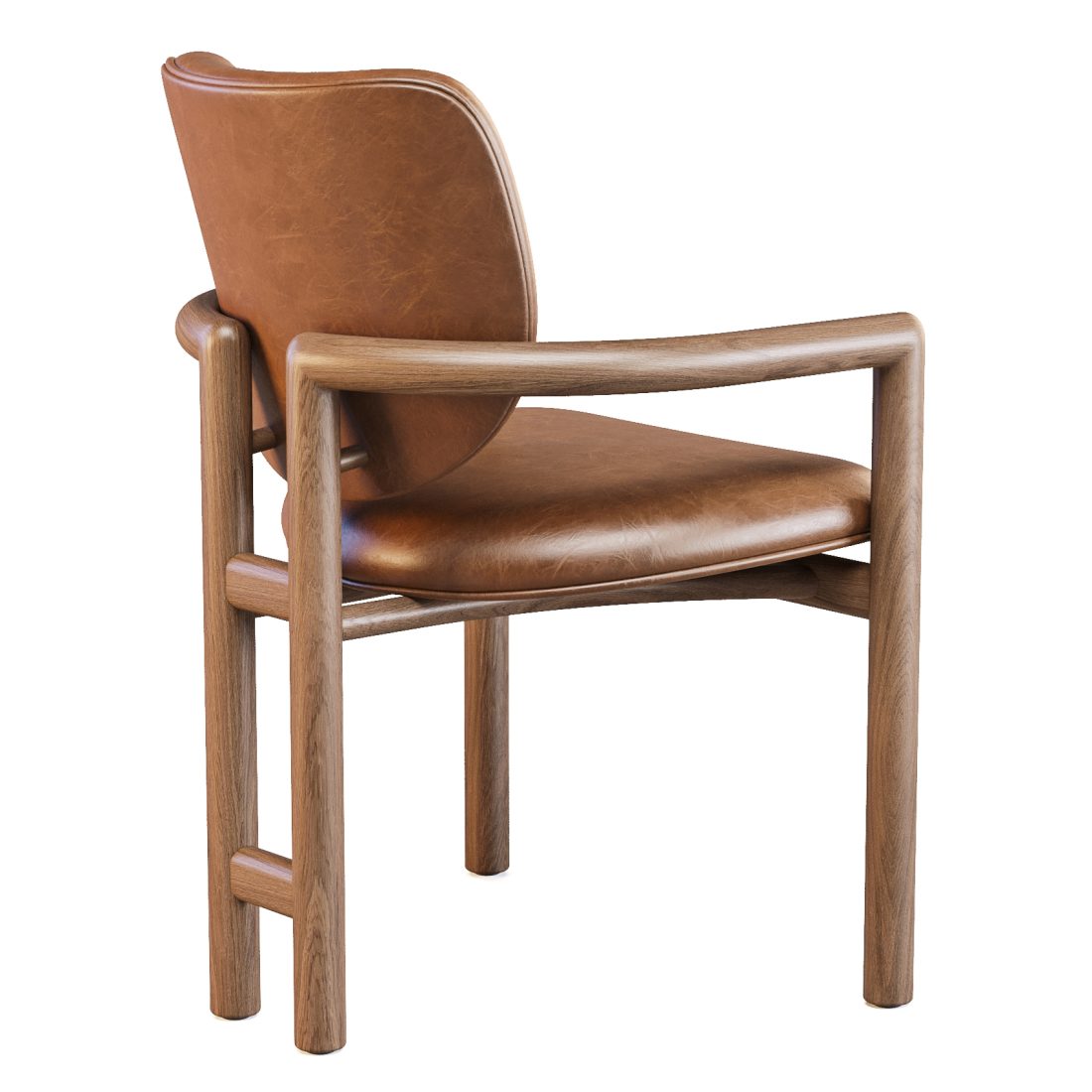 Four Hands: Madeira - Dining Chair - 3D Model for Corona