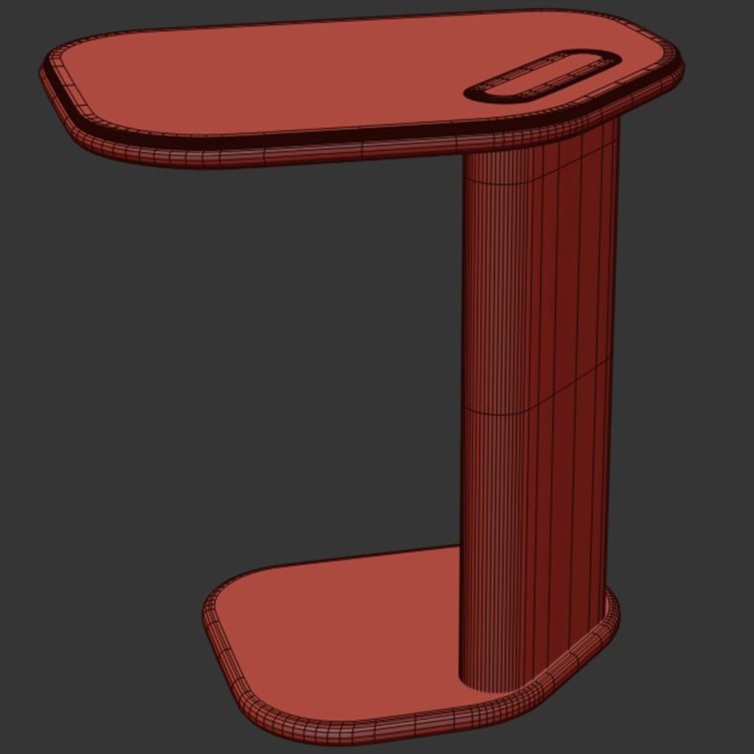 Corner Table 03 - 3D Model for Corona