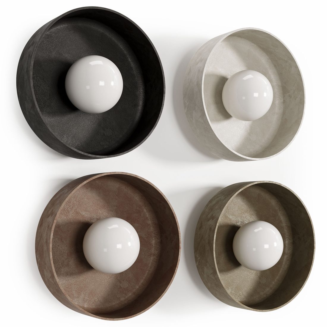 Ceramic Disc Orb Surface Mount 3D Model for Corona | CGMood