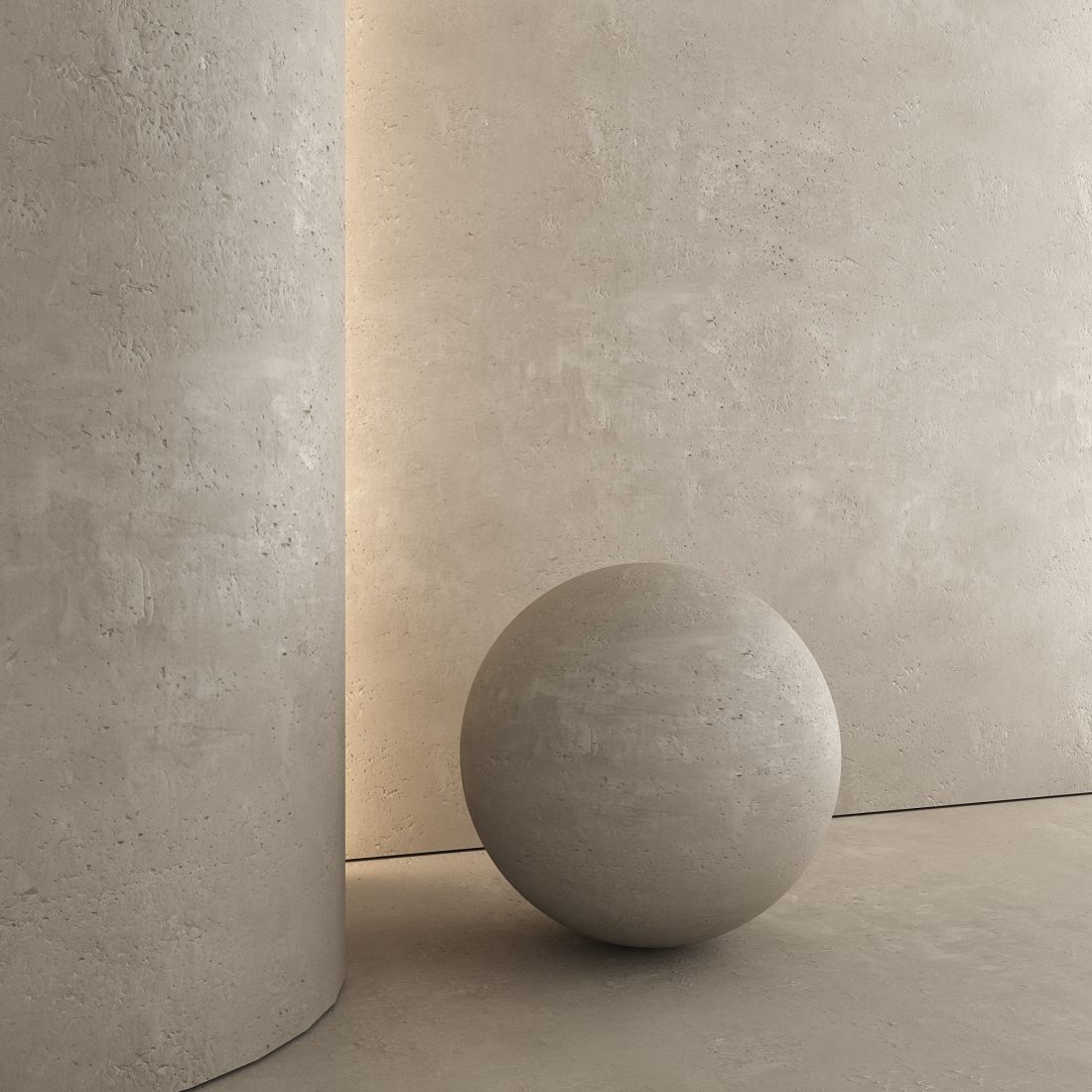 Decorative Concrete 33 - 3D Model for VRay, Corona