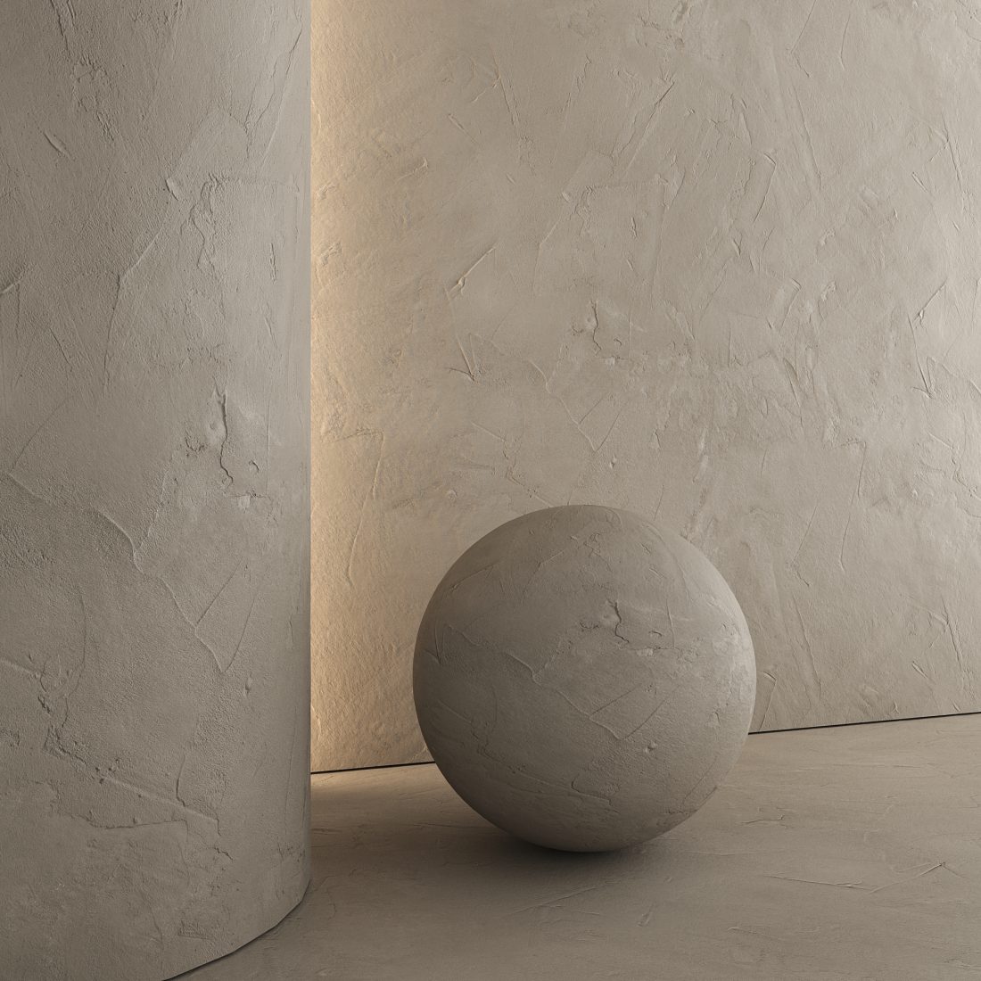Decorative Concrete 37 - 3D Model for VRay, Corona