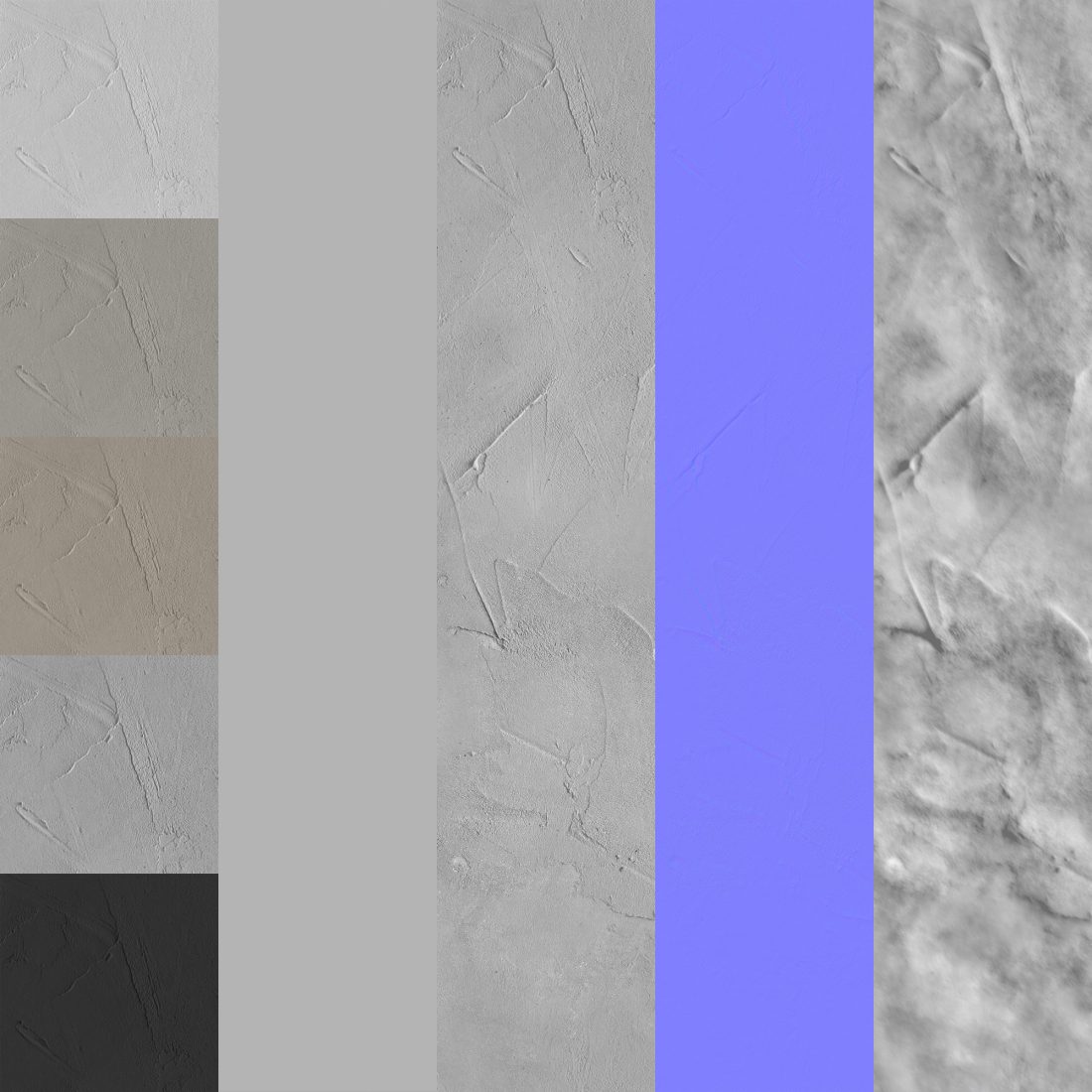 Decorative Concrete 37 - 3D Model for VRay, Corona