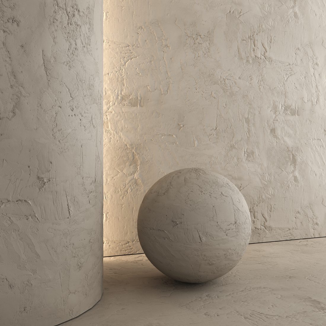 Decorative Concrete 38 - 3D Model for VRay, Corona
