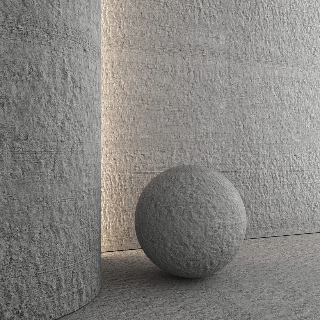 Decorative Concrete 41 - 3D Model for VRay, Corona