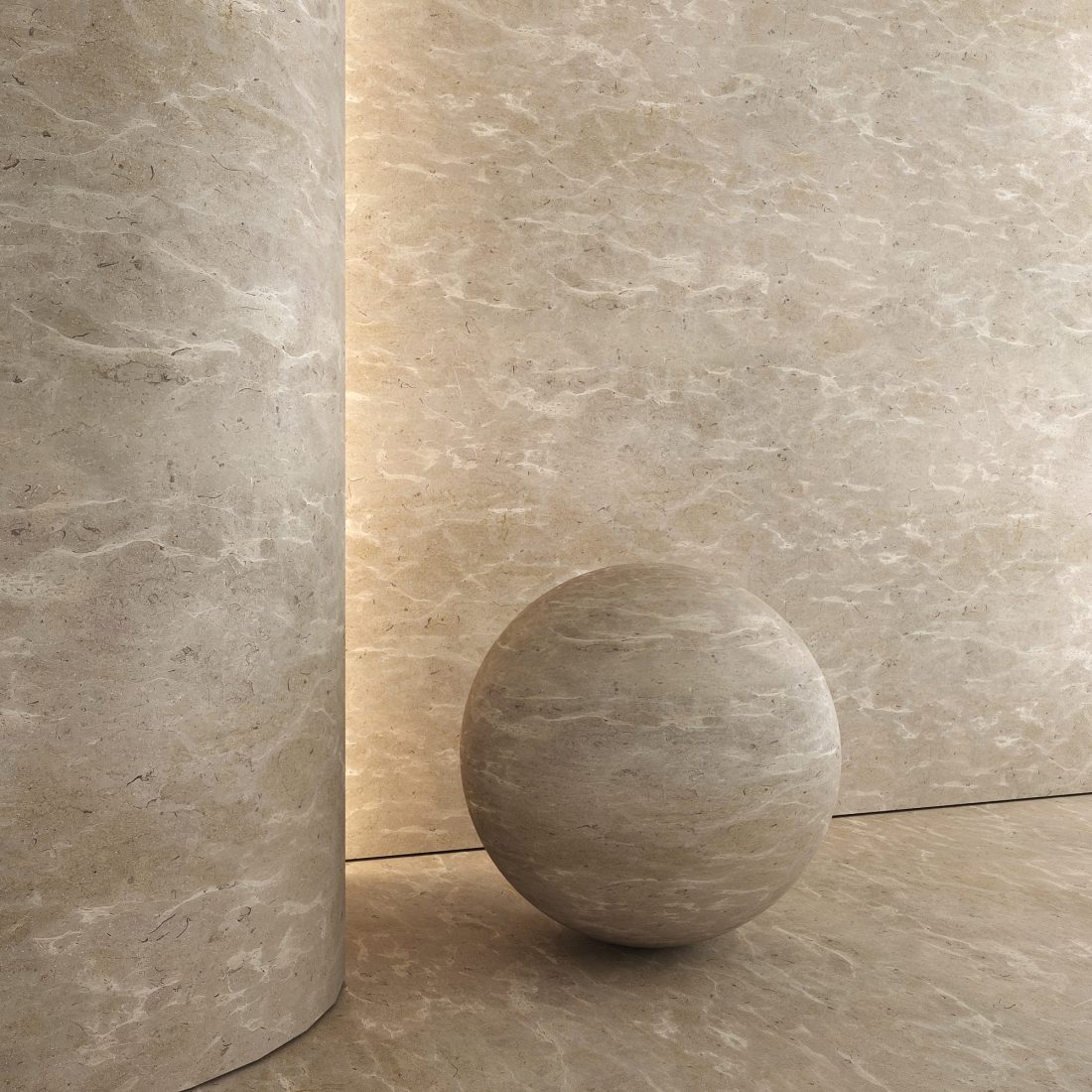 Brushed Limestone 05 Texture / PBR Material | CGMood