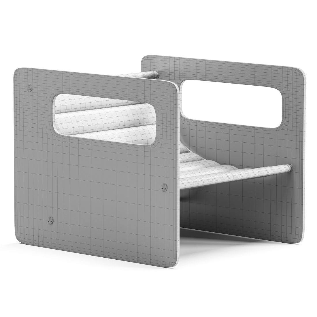 Tonelli Naked Armchair - 3D Model for VRay, Corona