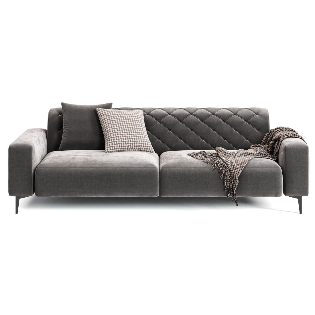 Pianca Boston Capitonne Sofa - 3D Model for VRay, Corona