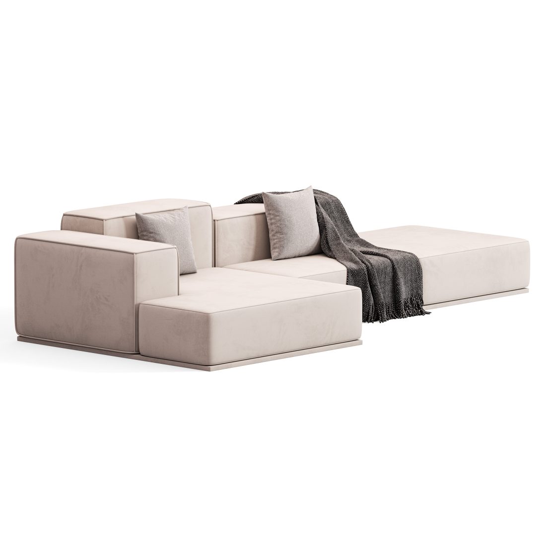 Pianca Delano Sofa 3D Model for VRay, Corona | CGMood