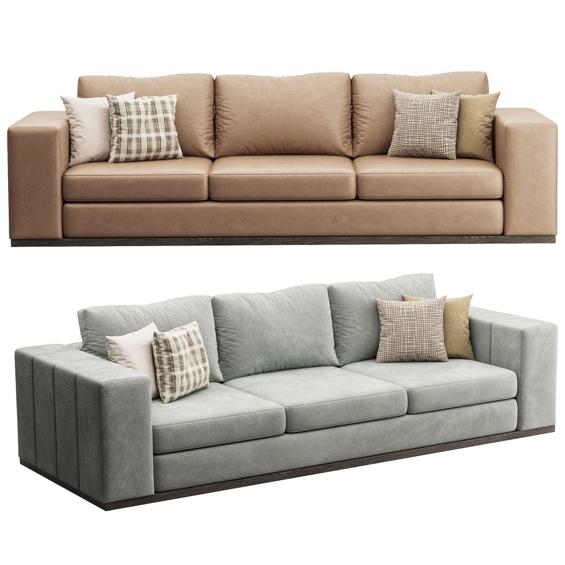 Charlie Sofa 3D Model for VRay, Corona | CGMood
