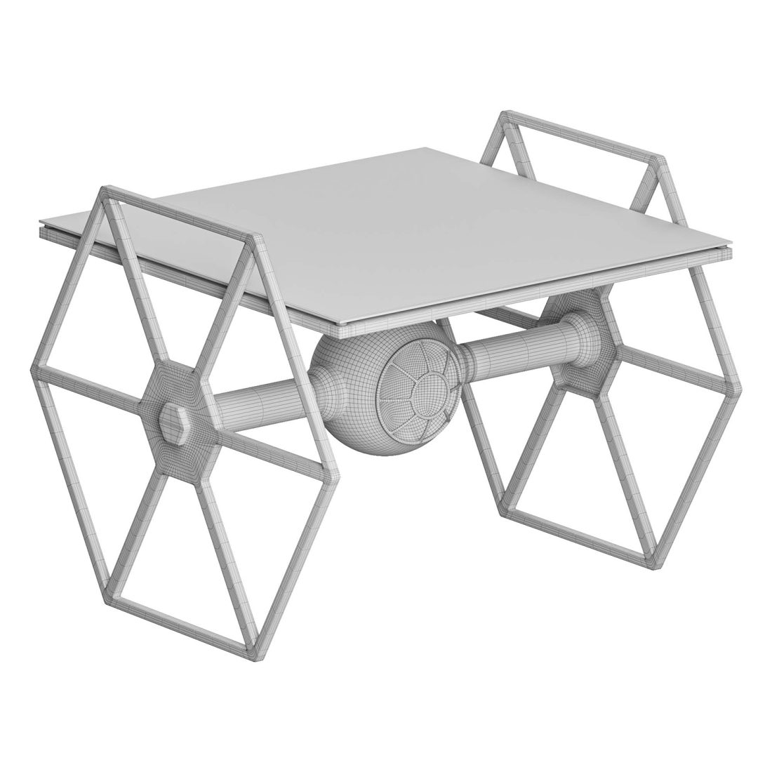 Star Wars Tie Fighter Desk 01 - 3D Model for Corona