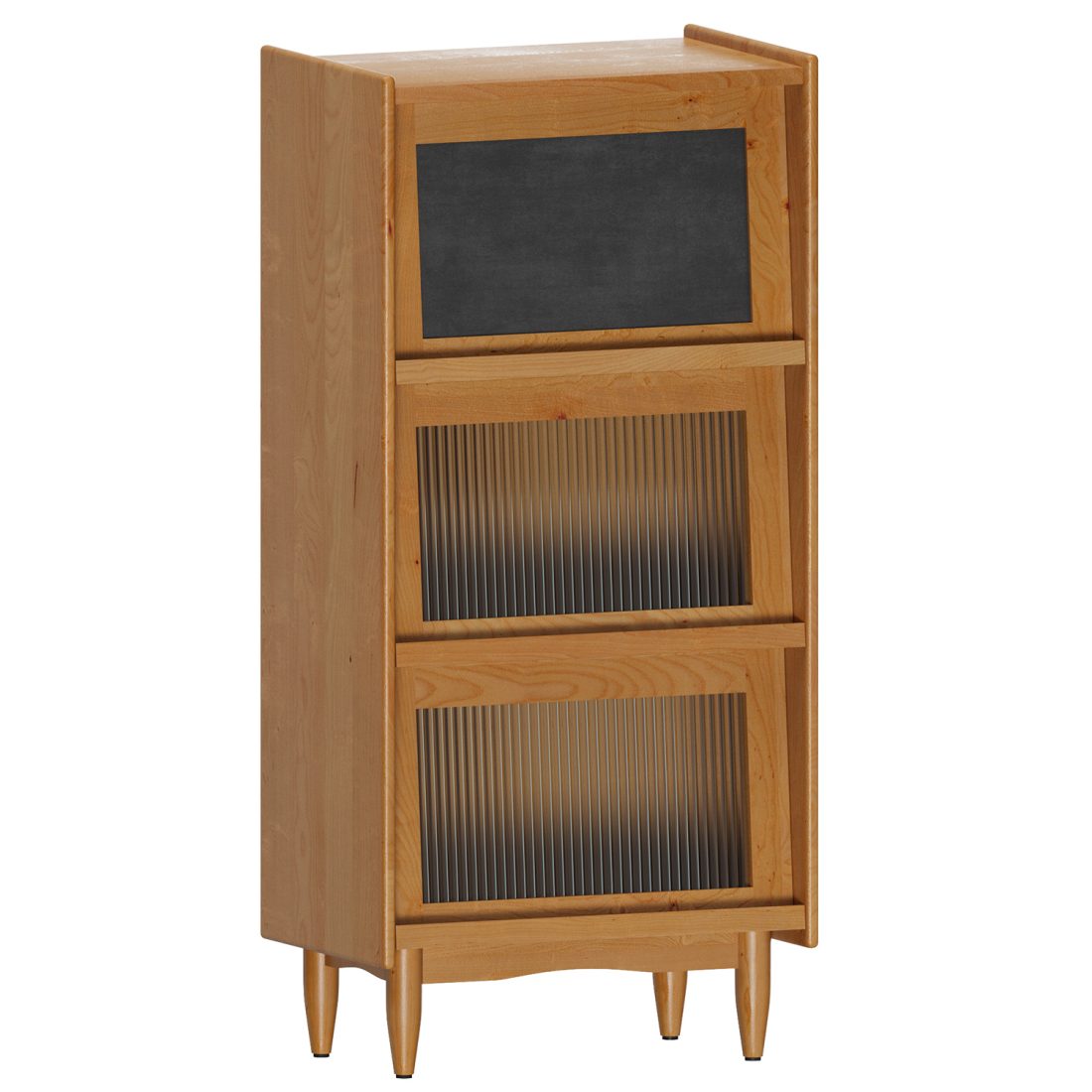 Hartman Wood Bookcase & Cabinet By Cozymatic - 3D Model for VRay, Corona