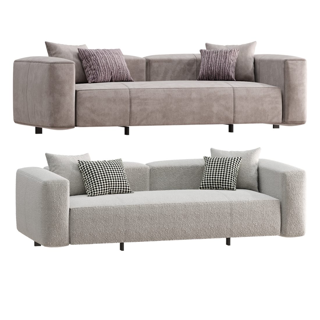 Yves Sofa - 3D Model for Corona