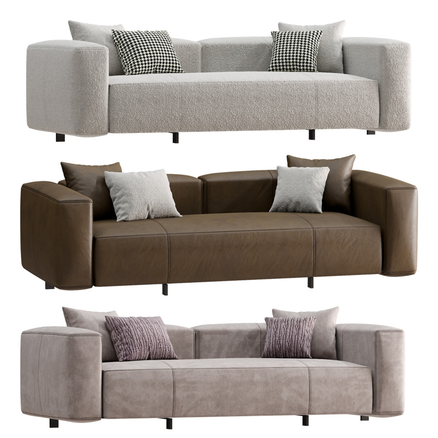 Yves Sofa - 3D Model for Corona