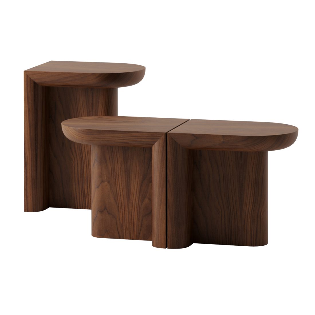 Re-form Side Tables By Wewood 3D Model for Corona | CGMood