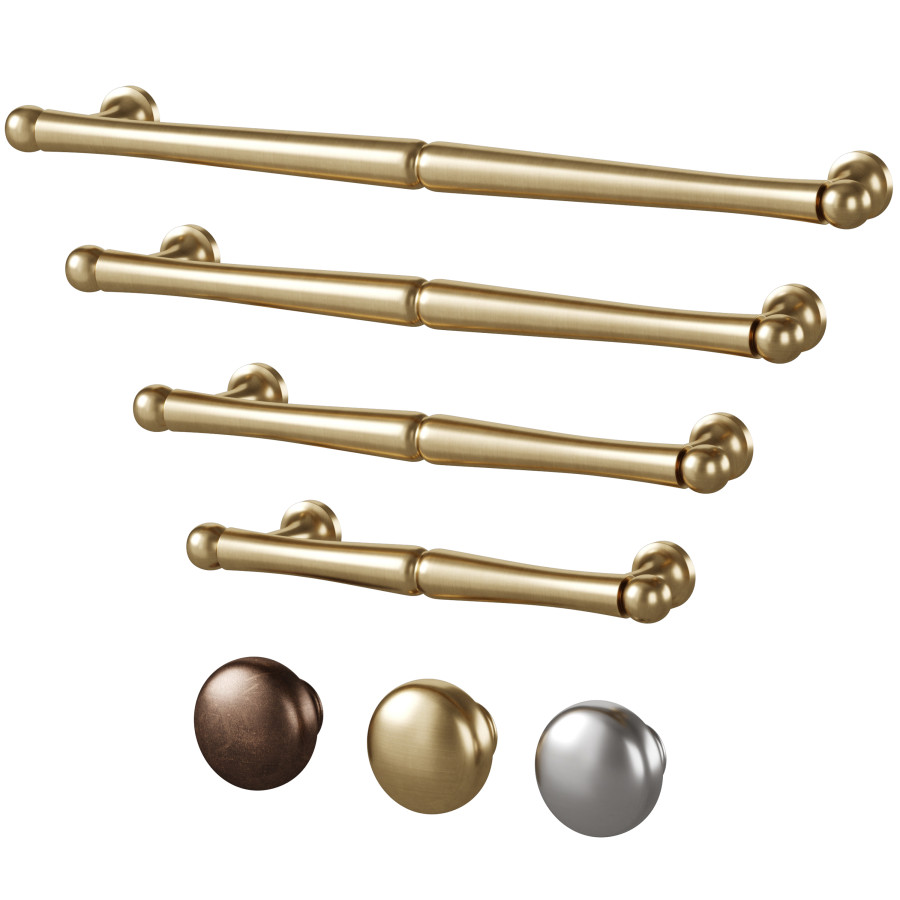 Furniture Handles Frans And Highgate By Meraki - 3D Model for VRay, Corona