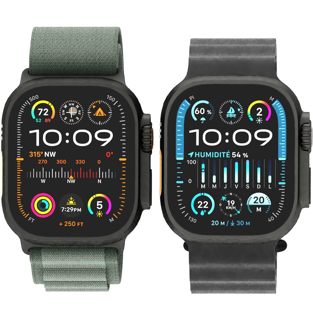 Apple Watch Ultra 2 Black Titanium 3D Model for VRay, Corona | CGMood