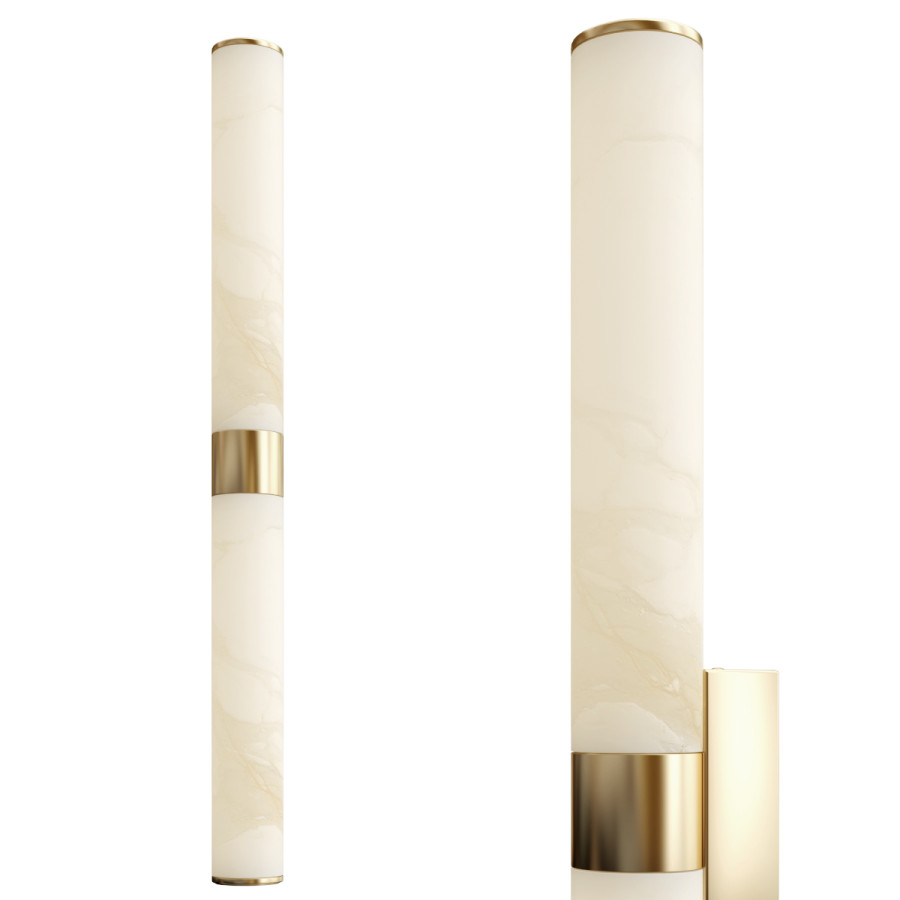 Line Alabaster Wall Light - 3D Model for VRay