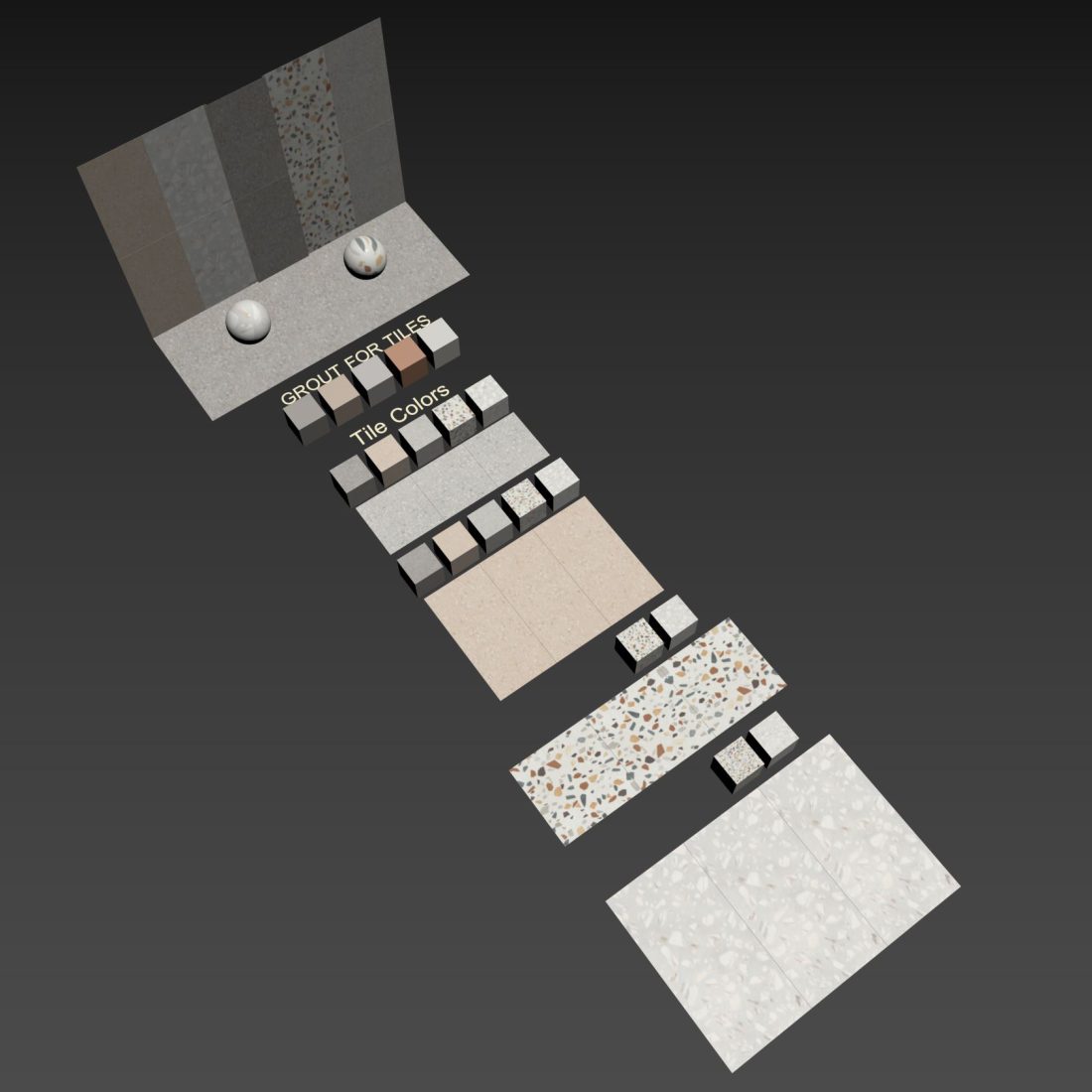 Estima Arti Aglomerat - 3D Model for VRay, Corona