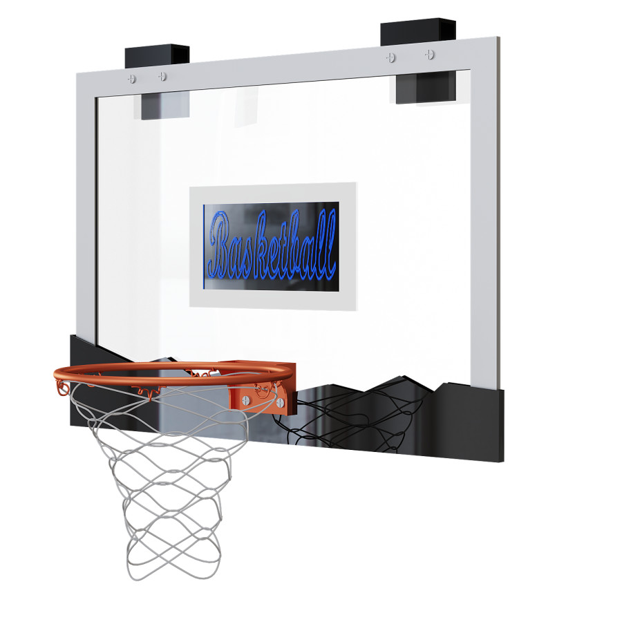 Basketball Hoop With Led Light - 3D Model for Corona