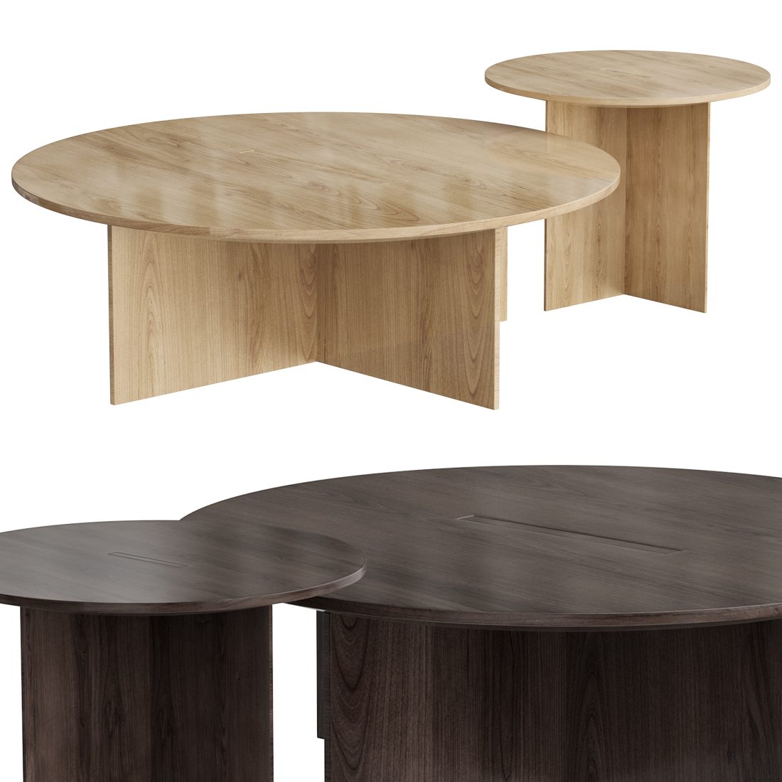 Karimoku Case Study N-st 02 Coffee Tables By Goodf - 3D Model for Corona