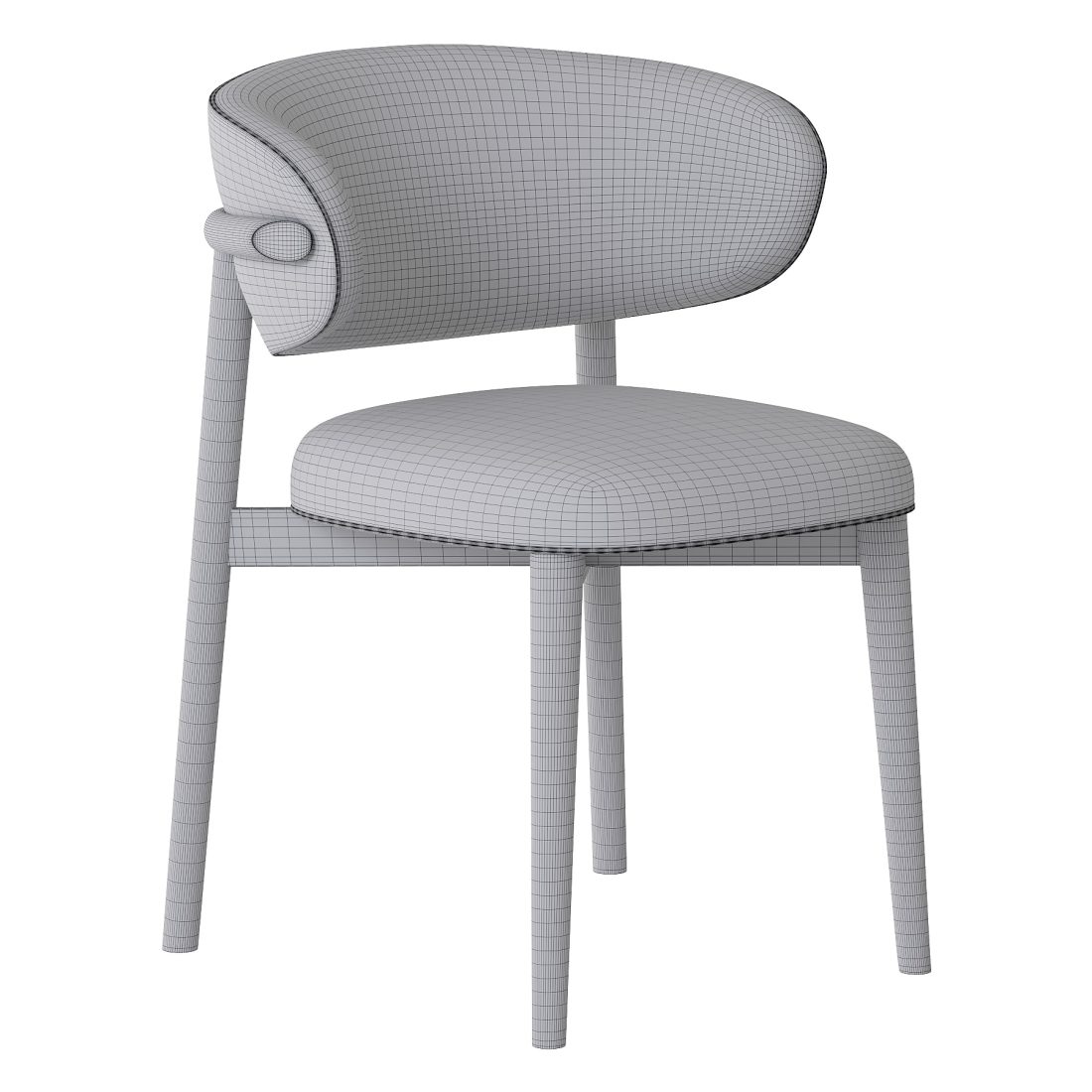 Oleandro Chair Wood By Calligaris 3D Model for Corona | CGMood