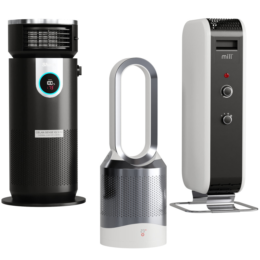 Heaters Set 2 - 3D Model for Corona