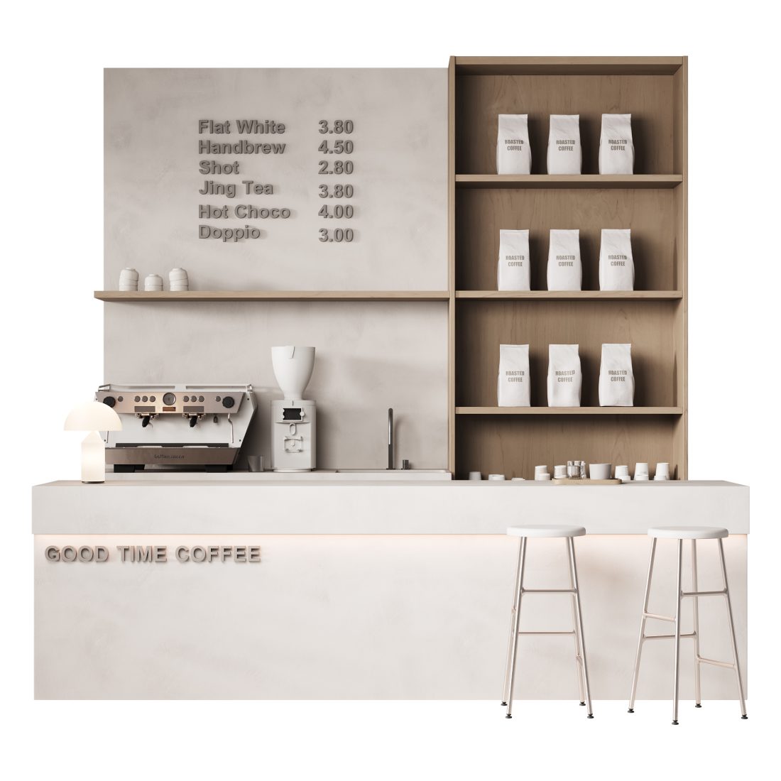 534 Cafe And Restaurant 02 Coffee Spot 02 - 3D Model for VRay, Corona