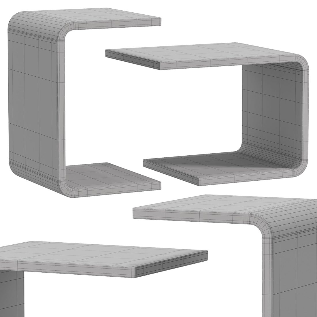 Waiter Waitress Table By Zeitraum 3D Model for Corona | CGMood