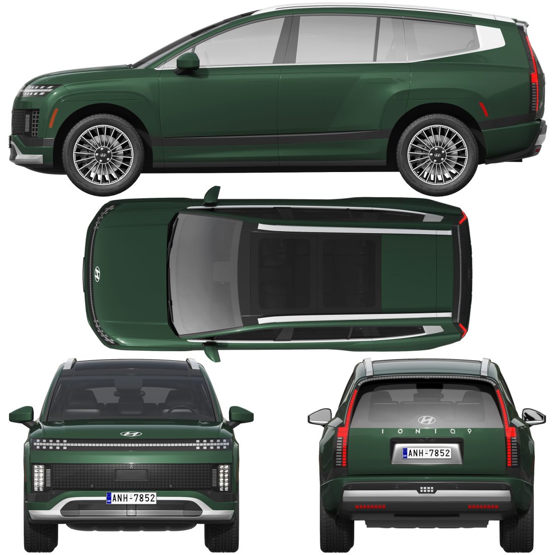 Hyundai IONIQ 9 3D Model for Corona | CGMood