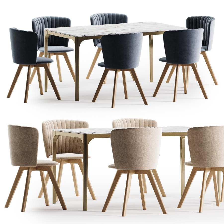Sandro Stul Canto Table - 3D Model for Corona