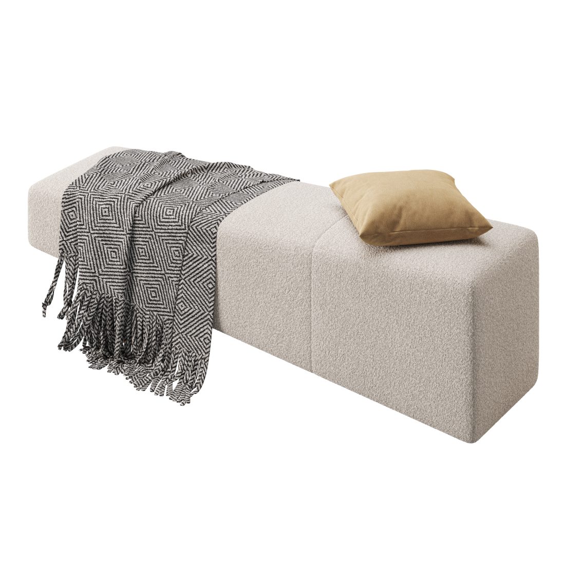 Block Bench - 3D Model for Corona