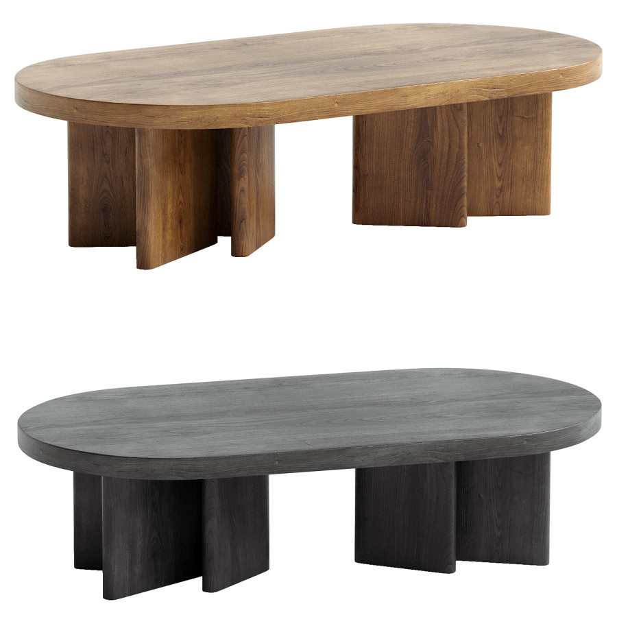 Pill Shape Coffee Table 3D Model for Corona | CGMood